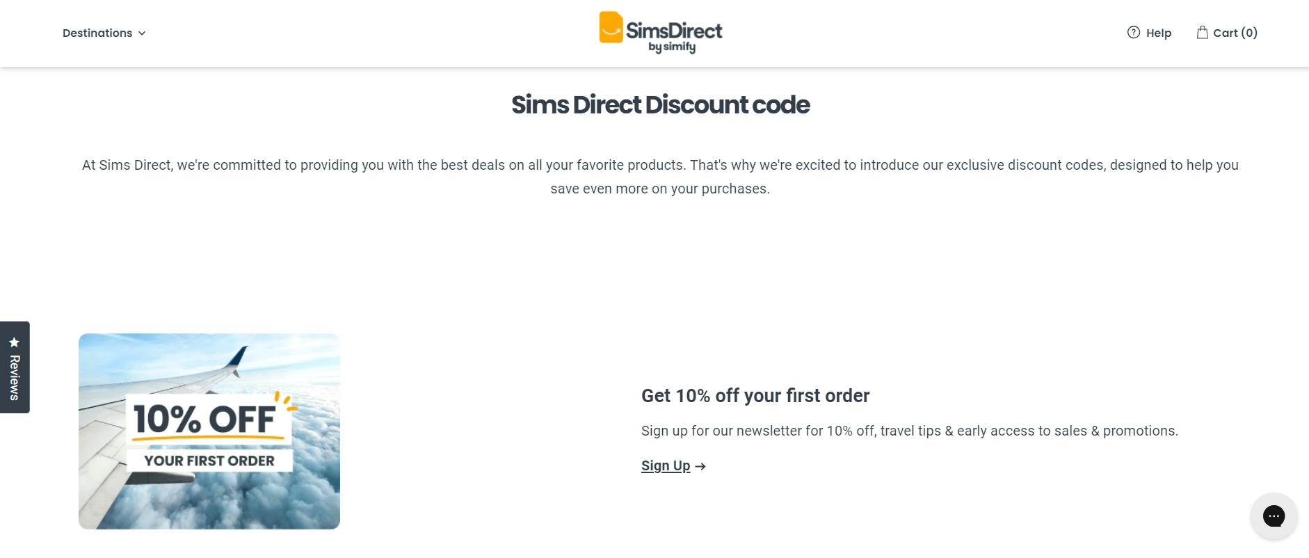 Sims Direct Discount Coupon Code